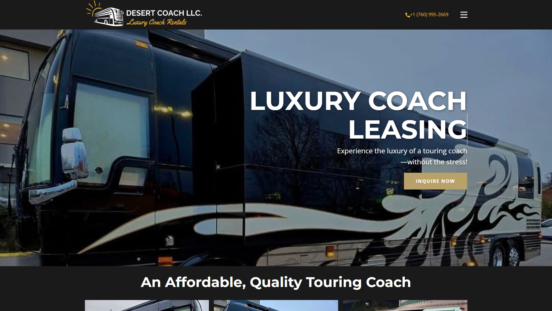 Desert Coach LLC. | Affordable, quality, reliable coach rentals.